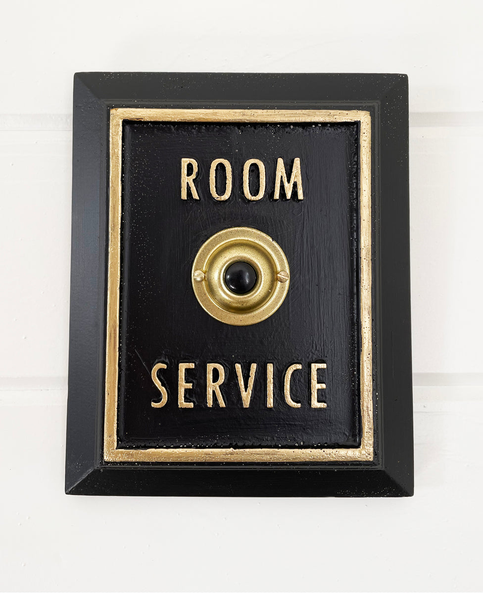 Room Service Button by Lisa Golightly